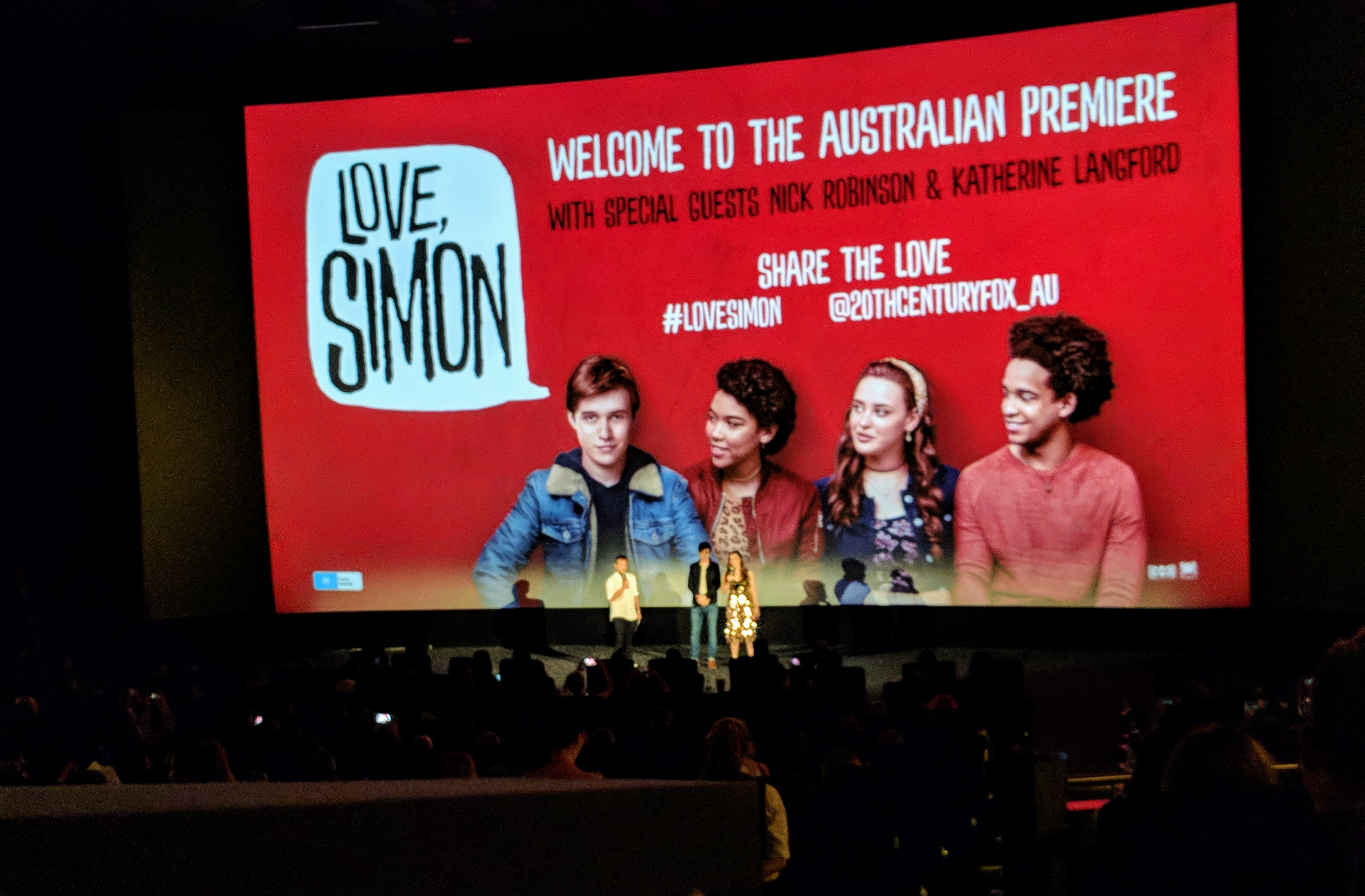 Love, Simon Premiere in Sydney – James O'Brien